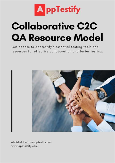 Learn About Apptestifys C2c Qa Resource Model Apptestify Posted On