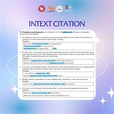Innovation 📖 Intext Citation Trích Dẫn Trong Văn Bản 📖 Intext