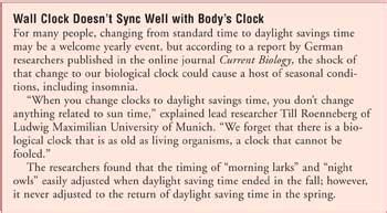 Wall Clock Doesn T Sync Well With Body S Clock