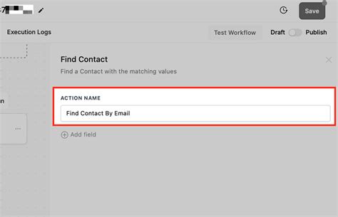Workflow Action Find Contact Highlevel Support Portal
