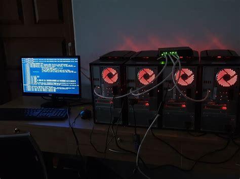 shahnawaz alam on linkedin presenting a night view of our deep learning cluster in action at