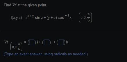 Solved Find F At The Given Point Chegg Com