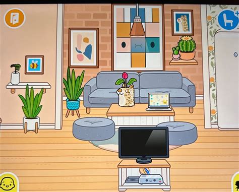 Toca Boca 3 Story House 1st Floor Living Room Story House Room Flooring