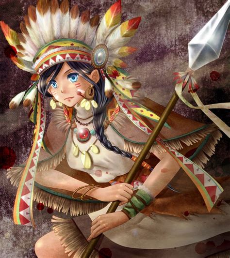 Native American Anime Girl