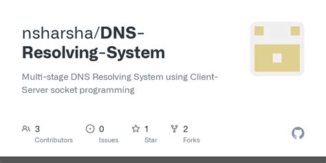 Github Nsharshadns Resolving System Multi Stage Dns Resolving System Using Client Server Github Nsharshadns Resolving System Multi Stage Dns Resolving System Using Client Server