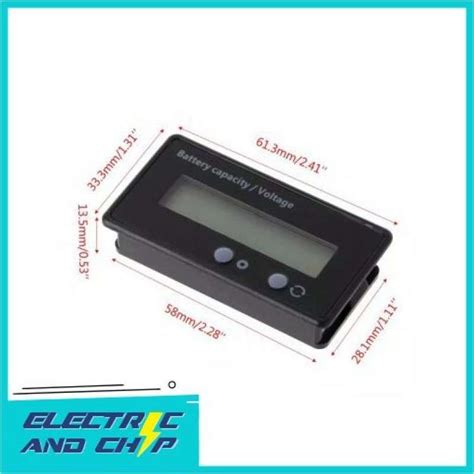 Jual Indikator Kapasitas Baterai Battery Capacity Digital Voltmeter 8