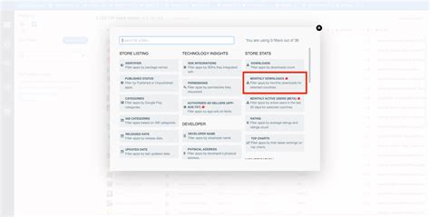 Updated Monthly Downloads Filter