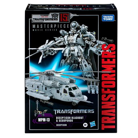 Transformers Movie Masterpiece Mpm 13 Decepticon Blackout And Scorponok Collector Figure From
