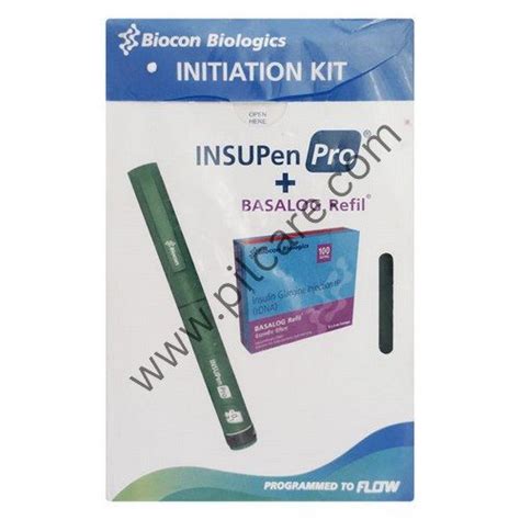 Biocon Biologics Insupen Pro Basalog Refill Initiation Kit N Chimanlal Enterprises