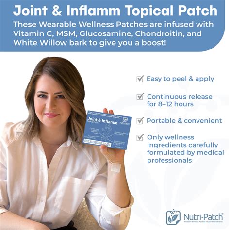 Joint And Inflamm Topical Patch 30 Pack Nutri Patch®