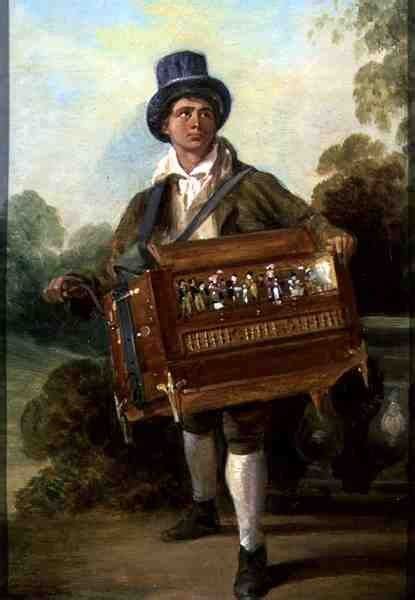 The Hurdy Gurdy Player By George Hayter Fine Art Print
