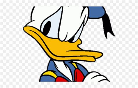Donald Duck Clipart Mad Donald Duck Angry Face Png Download