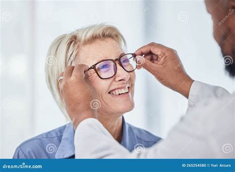 Glaucoma Senior Man Rubbing Tired Eyes Wearing Eyeglasses Royalty Free