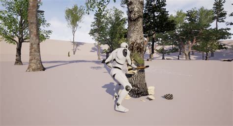 chaos based choppable and interactive trees in blueprints ue marketplace