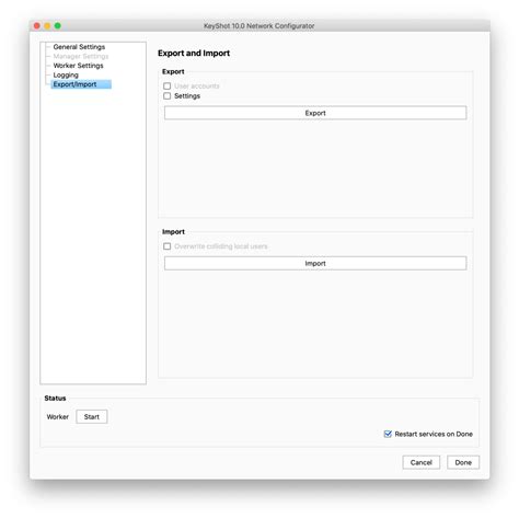 Worker Setup Keyshot Manual
