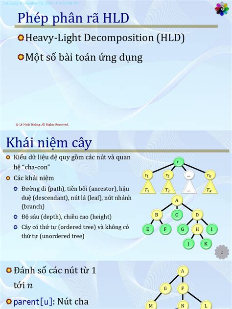 Heavy Light Decomposition Hld Một Số Bài Toán ứng Dụng Pdf