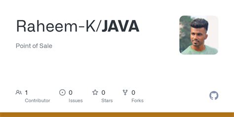 Github Raheem Kjava Point Of Sale · Github