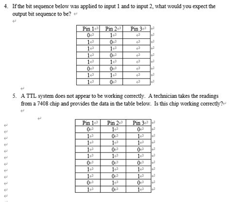 Solved This Activity Sheet Will Study The TTL AND Logic Chegg Com