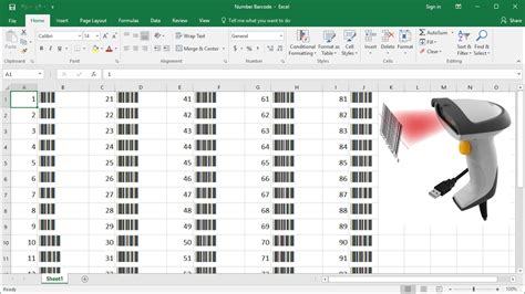 How To Create Number List With Barcode For Inventory Counting YouTube