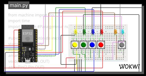 Leds De Secuencia Wokwi Esp32 Stm32 Arduino Simulator