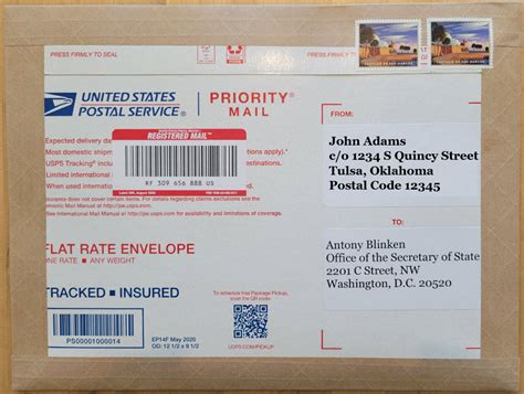 Usps Priority Letter Envelope At Barbara Bowles Blog