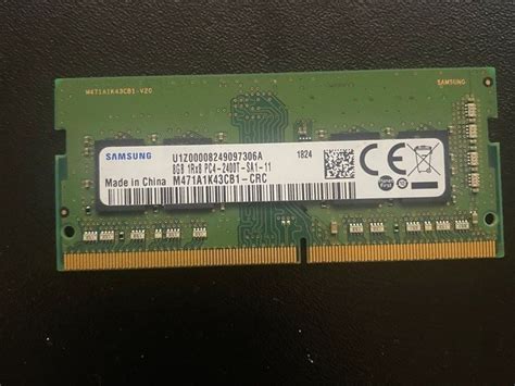 Samsung 8 GB DDR4 2400 MHz Ram | Kaufen auf Ricardo