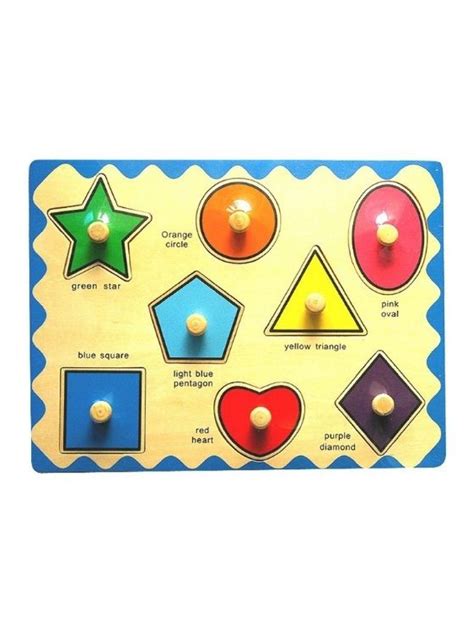 Young Mindz Geometric Shapes Puzzle Edamama