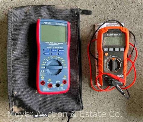 Klein Tools Multimeter And Other Multimeter Moyer Auction And Estate Co Inc