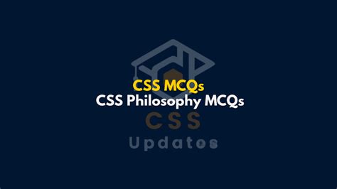 Css Philosophy Mcqs Css Mcqs