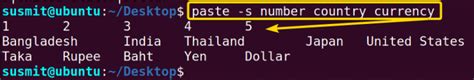 The Paste” Command In Linux 6 Practical Examples