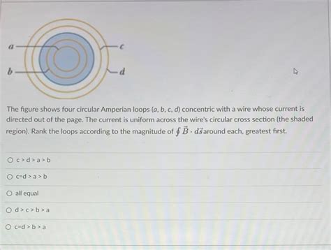 Answered B The Figure Shows Four Circular Bartleby