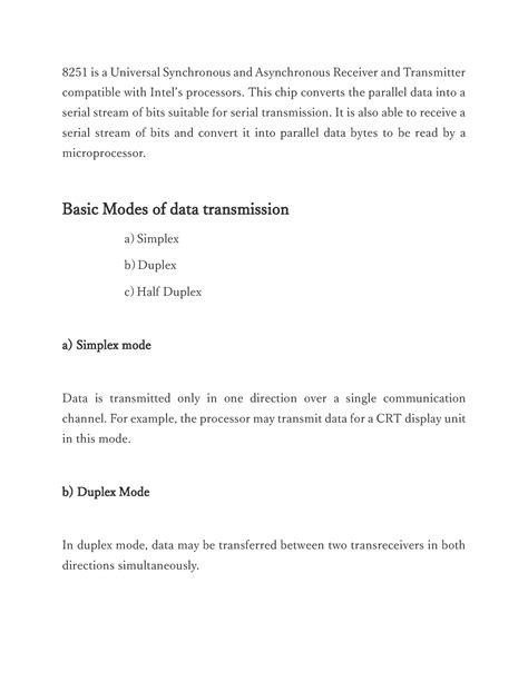 Serial Communication 8251 8251 Is A Universal Synchronous And