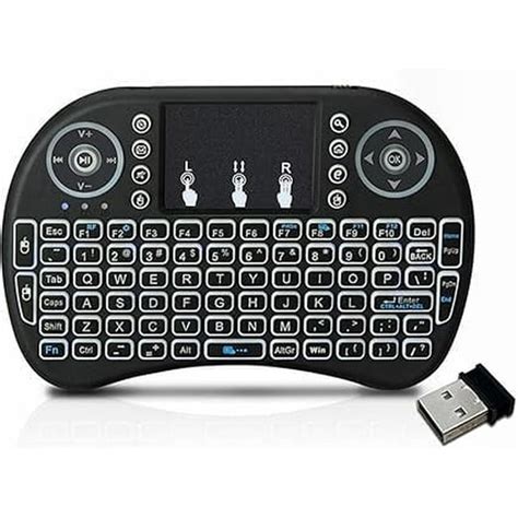 Wireless Mini Keyboard Remote Control Touchpad Mouse Combo Controller For Android Tv Box Smart