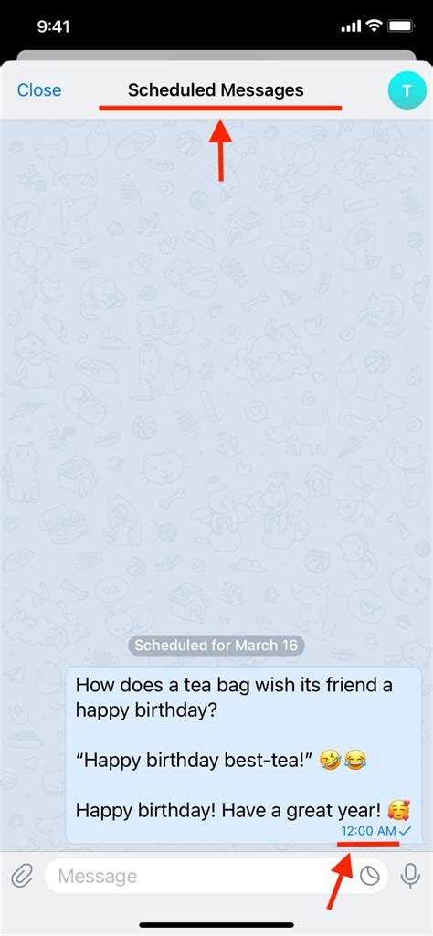 how to schedule text photo and video messages on telegram