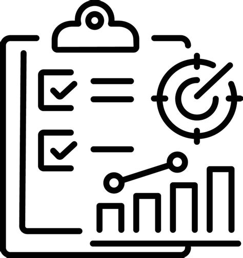 Progress Tracking Icon In Line Style 55210560 Vector Art At Vecteezy