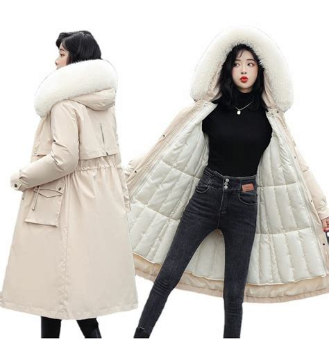 여자 롱패딩 빅사이즈 경량 패딩 허리 조임 끈 파카 역시즌 코트 티몬