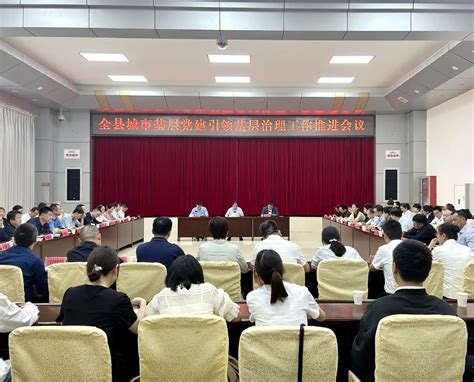 我县召开城市基层党建引领基层治理工作推进会 白河县人民政府