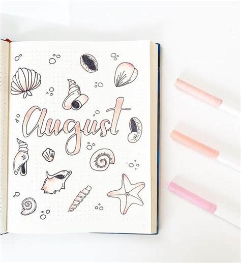 Top 20 August Bullet Journal Cover Ideas You Will Love 40 Off