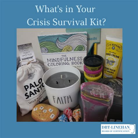 A Crisis Survival Kit Is A Collection Of Items That Can Help A Person