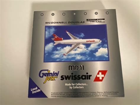 Swissair Mcdonnell Douglas Md 11 Neu Und Originalverpackt In