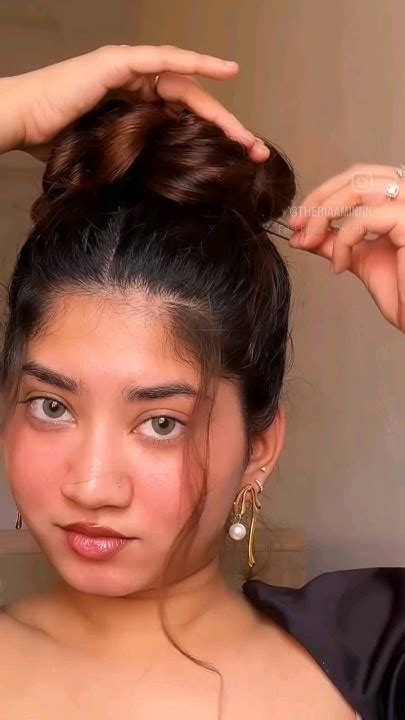 Hair Bun Hackviral Ytshorts Trending Viral Shortsvideo Youtube