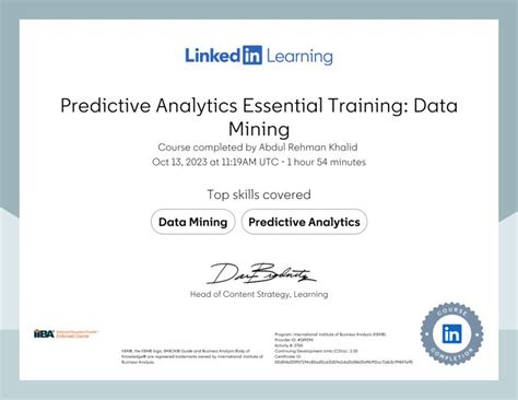 Abdul Rehman Khalid On Linkedin Certificate Of Completion