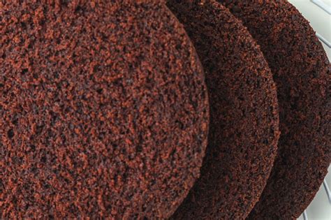 신선한 얇게 썬 스폰지 초콜릿 케이크 비스킷 케이크 조립 공정 배경 케이크 레시피 0명에 대한 스톡 사진 및 기타 이미지 0명 갈색 거품 내기 Istock