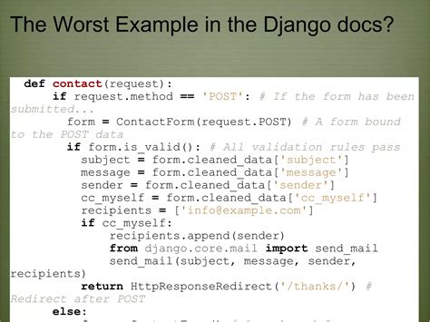Django Forms Best Practices Tips Tricks Ppt