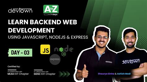 Live Day 03 Backend Web Development Using Javascript Nodejs And Express Complete In 7