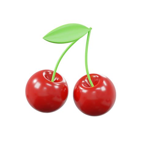 3d Icon Rendering Cherry 22992092 Png