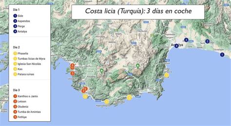 Qué Ver En La Costa Turquesa O Licia De Turquía Ruta De 3 Días En Coche