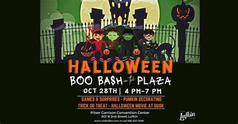 Boo Bash Formally Downtown Trick Or Treat Pitser Garrison Convention