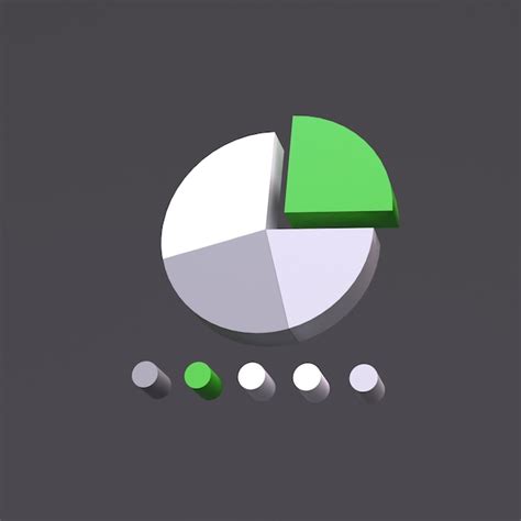 Premium Photo Histogram Metrics Report Or Growth Graph 3d Render Illustration