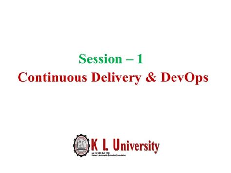 Continuous Delivery And Devops Specialization Ppt